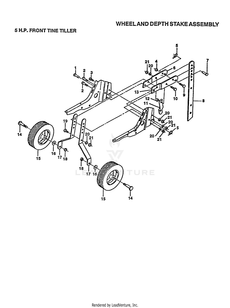 Husqvarna RD550B (1999 & Before) Tiller - PartsWarehouse