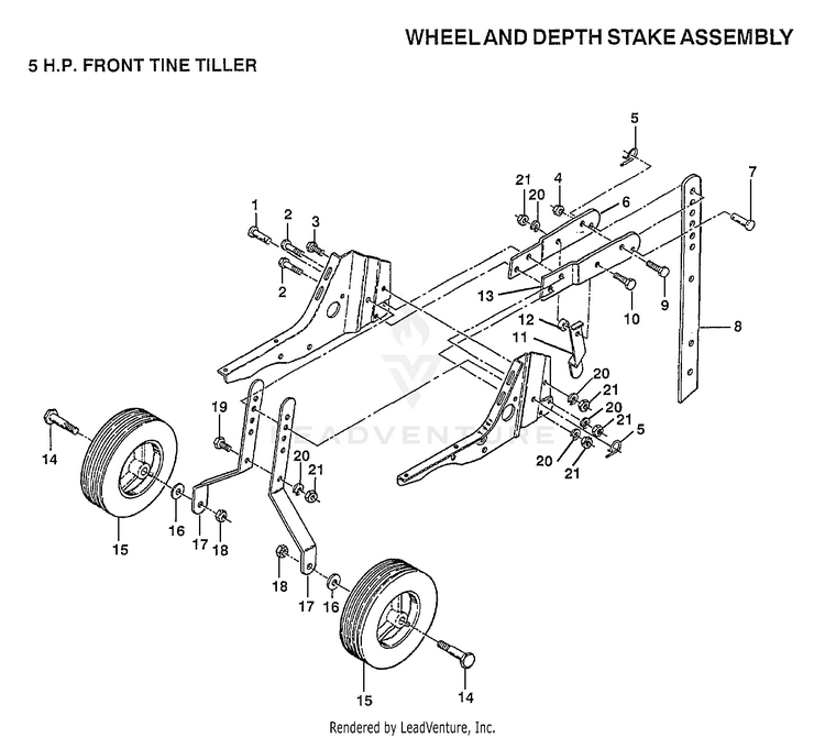 Husqvarna YEFT5B (1999 & Before) Tiller | Partswarehouse