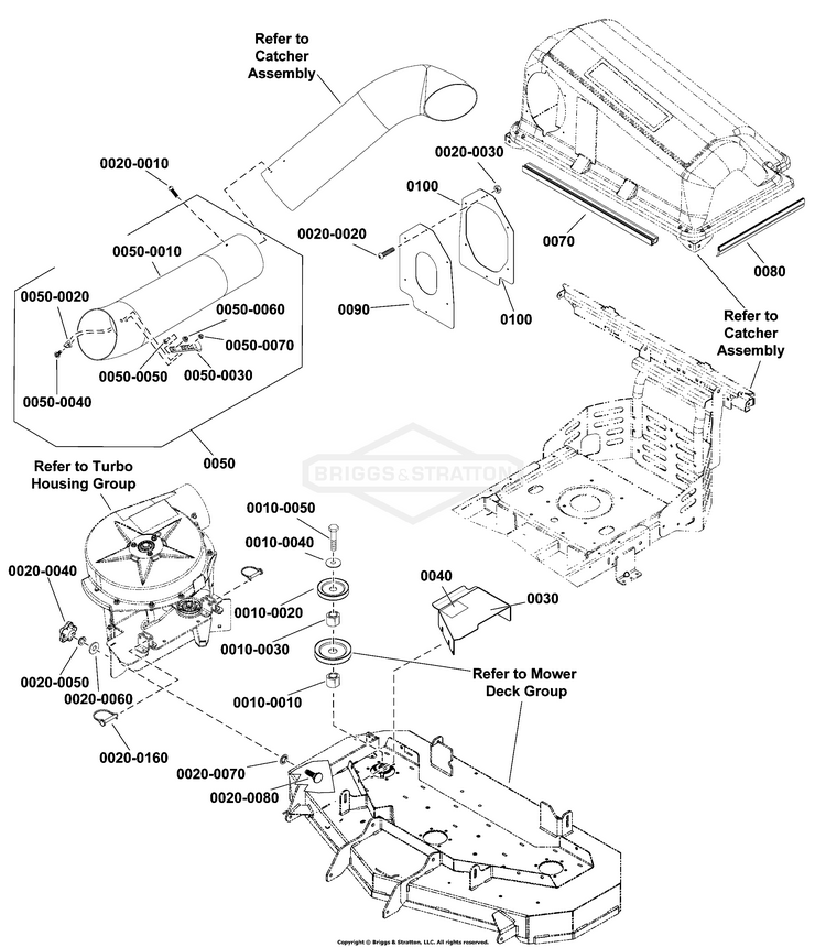 Ferris 1697404-00 - 52" Turbo Collection System Attachment | Partswarehouse