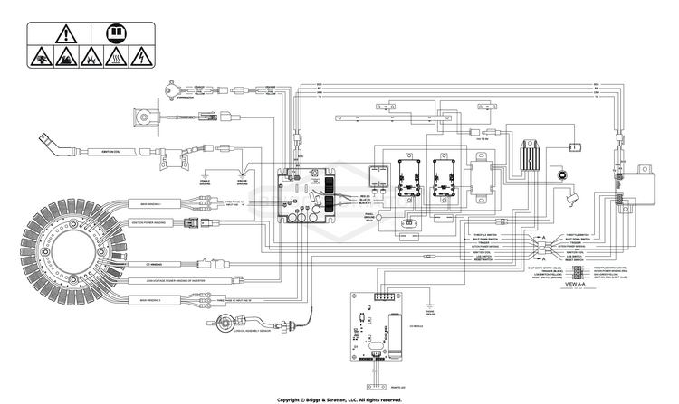 Briggs & Stratton 030766-01 - 6,500 Watt Briggs & Stratton Inverter ...