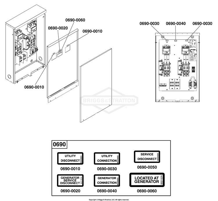 071057-02 Briggs and Stratton Transfer System 200 Amp Automatic ...