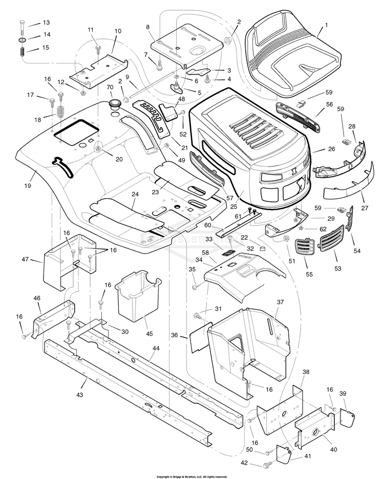 405612x108 Murray - Rover Clipper, Lawn Tractor (2007) - PartsWarehouse