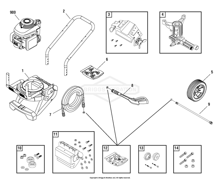 Briggs & Stratton 020489-01 - 3,000 PSI Troy-Bilt - PartsWarehouse