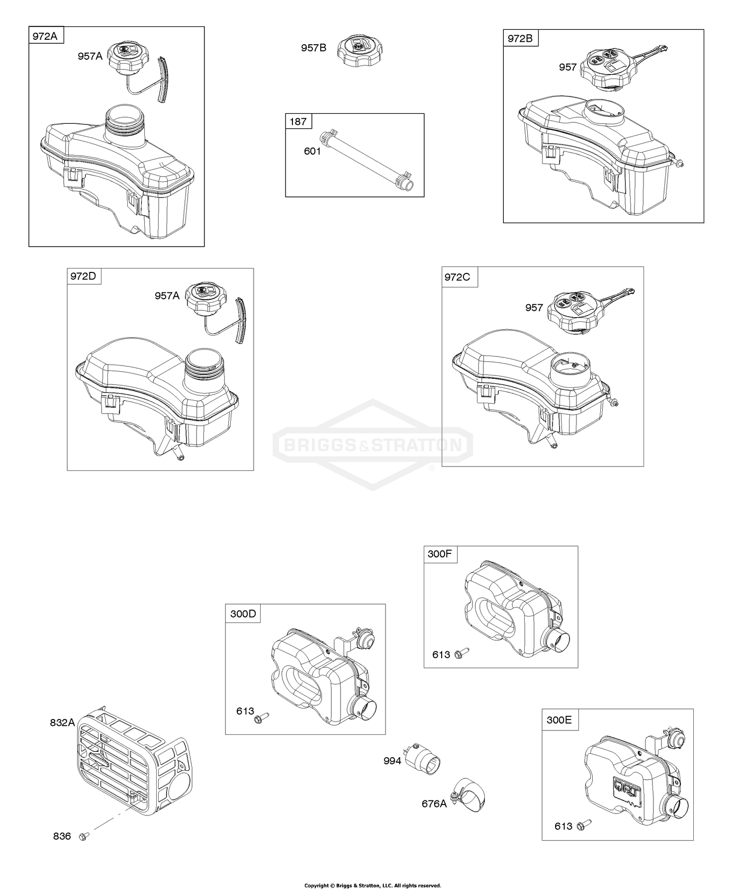 Briggs and stratton 300 series parts store