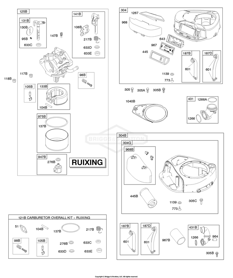31P677-0144-B3 Briggs and Stratton Engine | PartsWarehouse