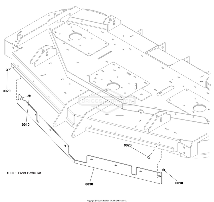 Ferris 84010864 - Front Baffle Kit for 72" iCD+ Decks Attachment ...