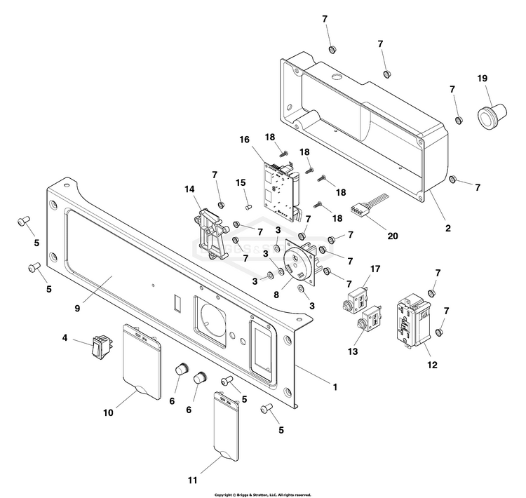Briggs & Stratton 030743-00 - 3,500 Watt, Briggs & Stratton 50 State ...