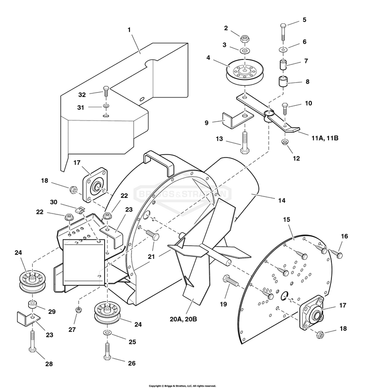 Ferris 5046766 - 61" 3-Bag System (IS3000Z Series) Attachment ...