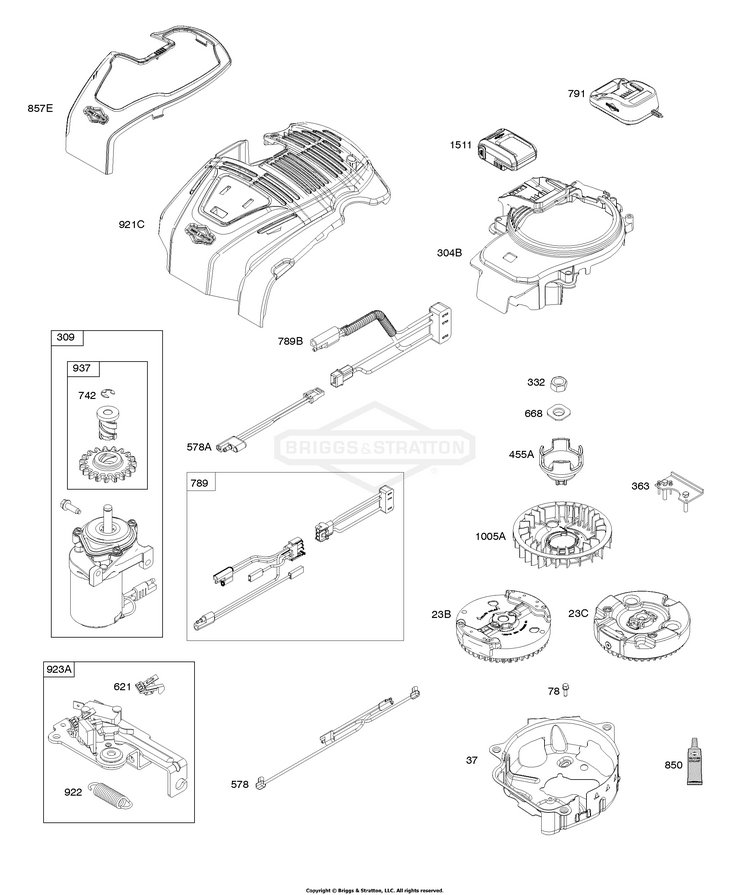 103M05-0034-H1 Briggs and Stratton Engine | PartsWarehouse