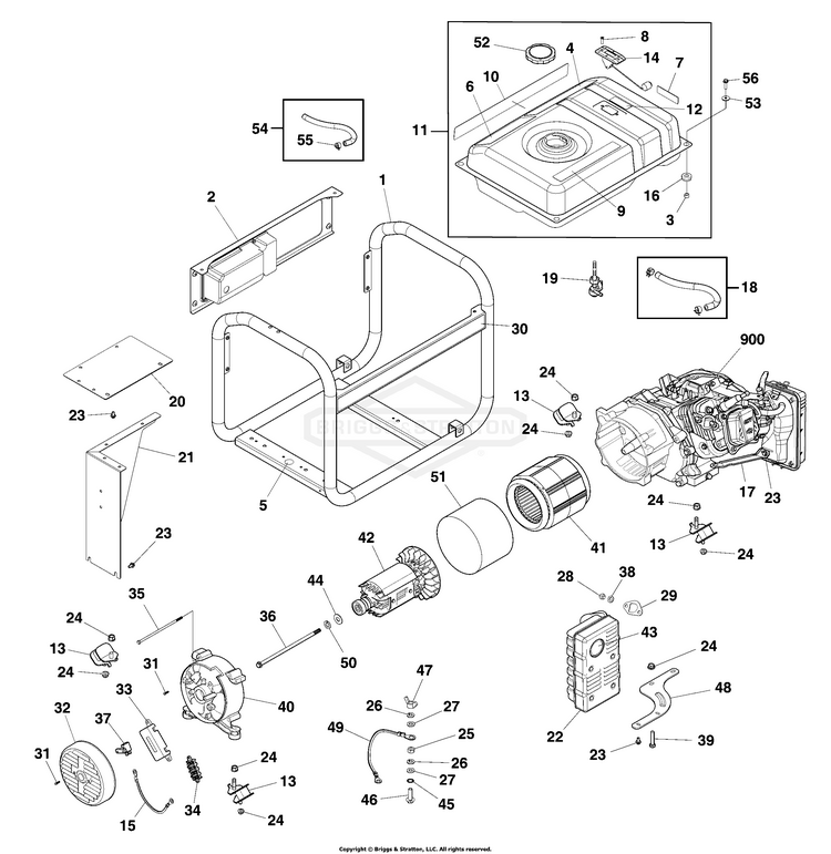 Briggs & Stratton 030712-00 - 3,500 Watt Briggs & Stratton | Partswarehouse