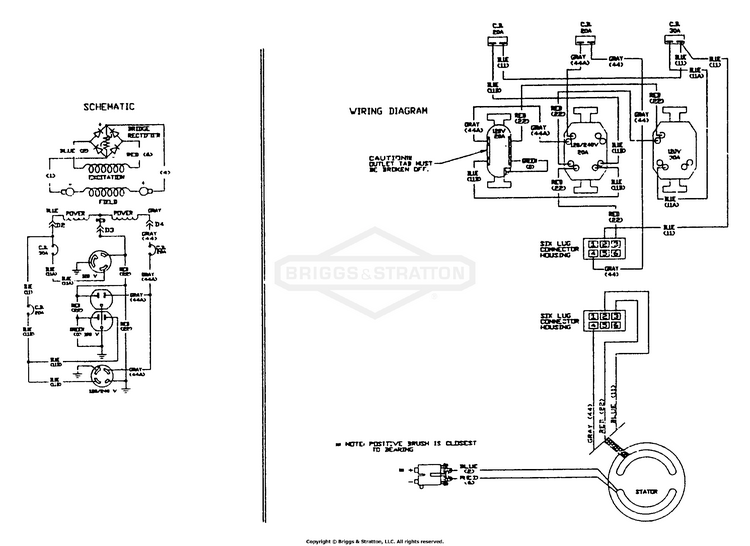 0417-0 Briggs and Stratton Portable Generator SVP 5000 - PartsWarehouse