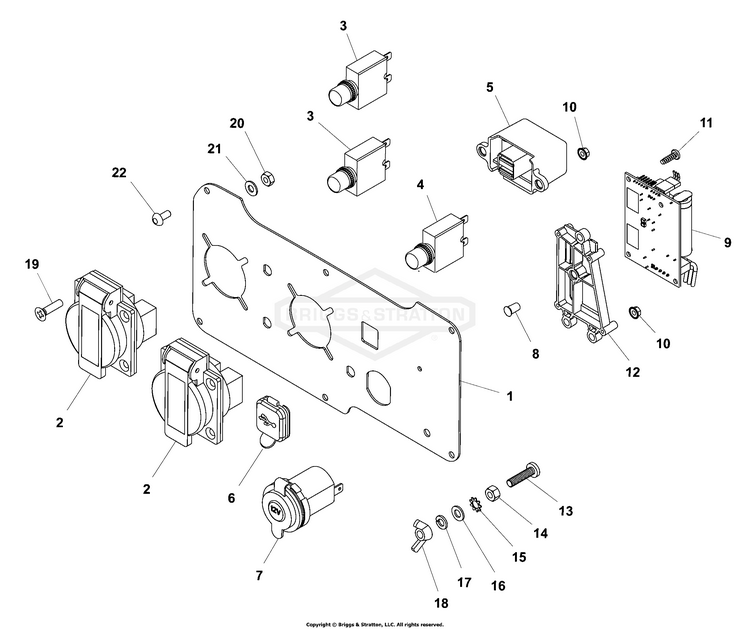 Briggs & Stratton 030806-00 - 4,500 Watt Briggs & Stratton Inverter ...