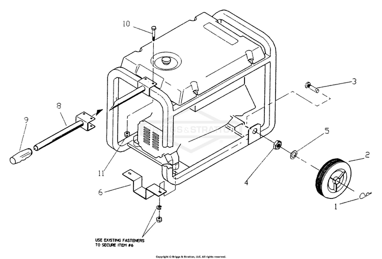 0417-0 Briggs and Stratton Portable Generator SVP 5000 - PartsWarehouse