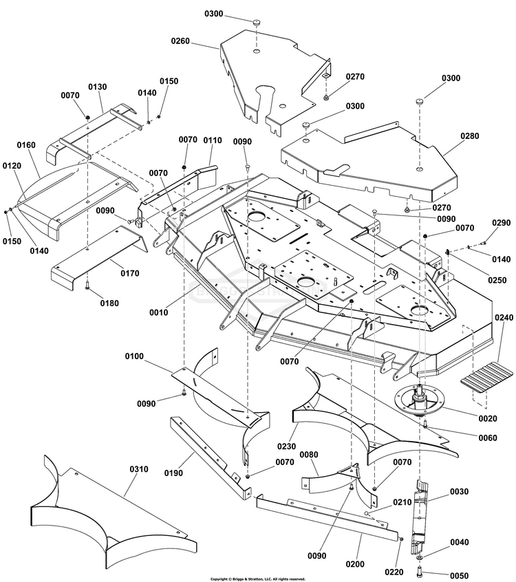 Ferris 5901932 - 72" 3-in-1 Mower Deck (3300/72SRDCE) Attachment ...