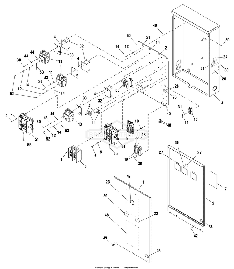 071057-00 Briggs and Stratton Transfer System 200 Amp Automatic ...