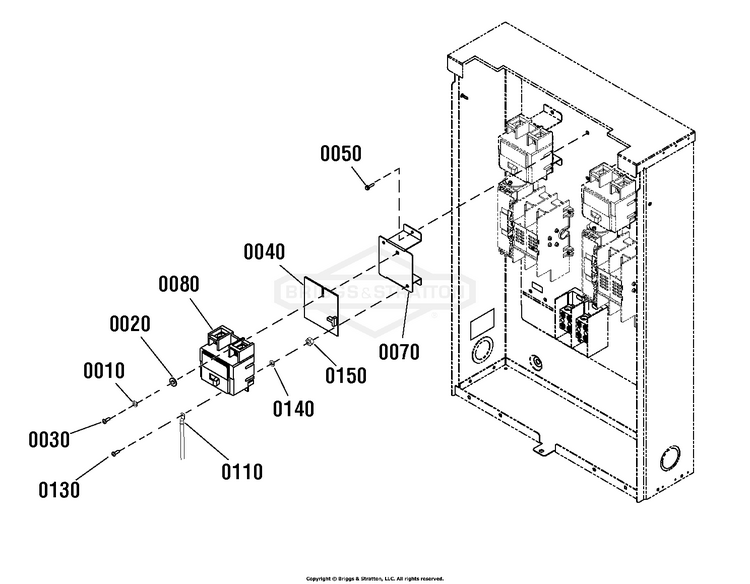 071057-01 Briggs and Stratton Transfer System 200 Amp Automatic ...