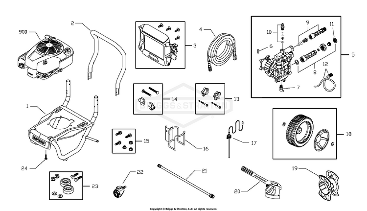 Briggs & Stratton 020436-0 - 3,000 PSI Craftsman | Partswarehouse