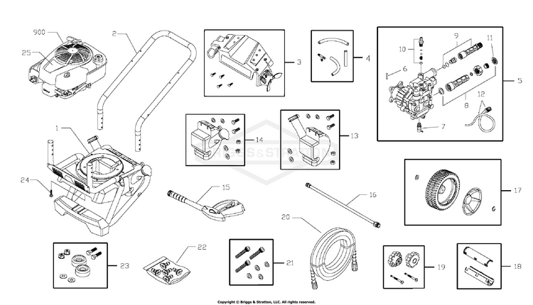 Briggs & Stratton 020416-0 - 3,000 PSI Troy-Bilt | Partswarehouse