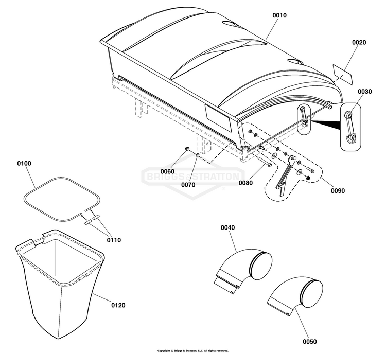 Ferris 5601147 - Kit, 2-Bag Hard Top Collection System Attachment ...