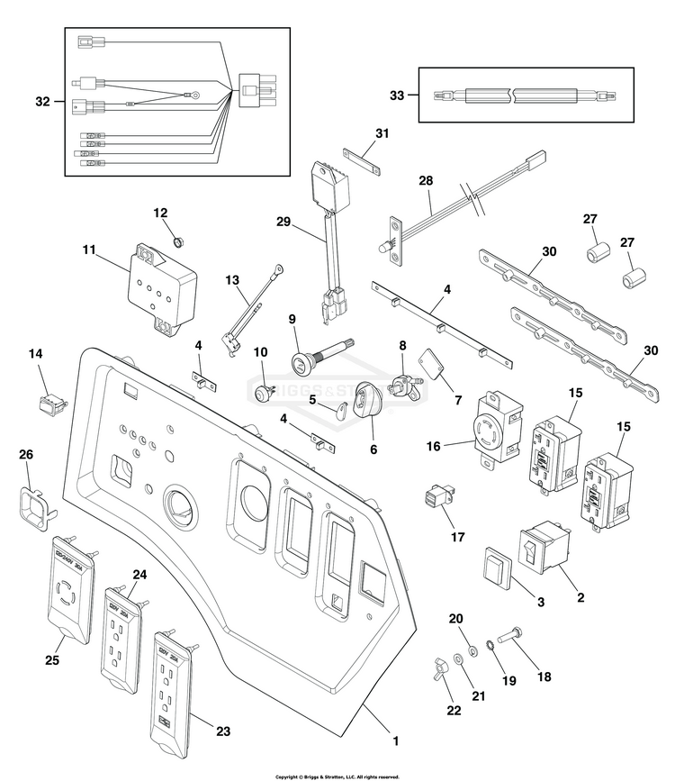 Briggs and stratton generator parts store