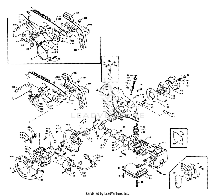 Echo CS-500VL S/N: 001001 - 049000 Chainsaw - PartsWarehouse