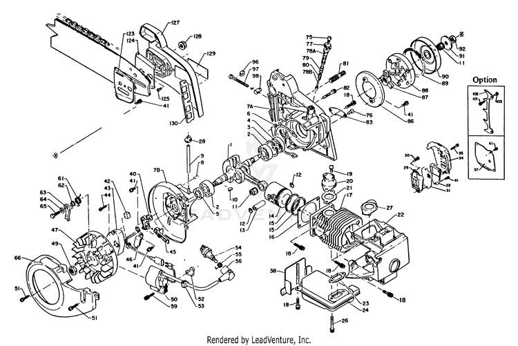Echo CS-500VL S/N: 049001 - 999999 Chainsaw - PartsWarehouse