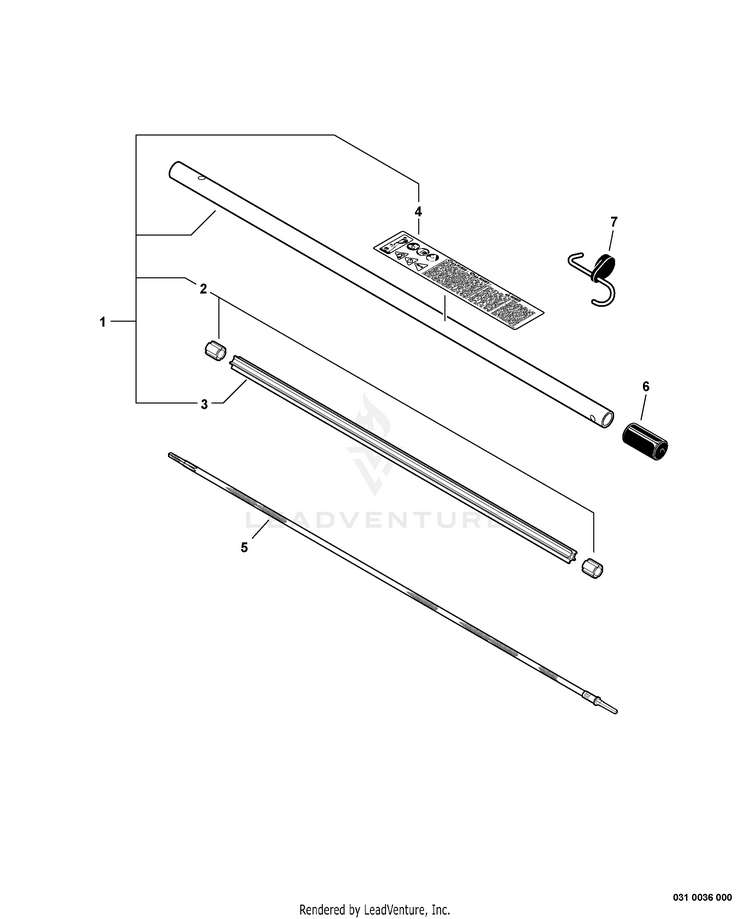 Echo 99944200563 ProThatch Attachment | Partswarehouse