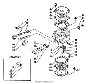 Echo CS-602VL Chainsaw | Partswarehouse
