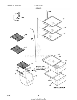 FFHS2311PFGA Interactive Exploded View