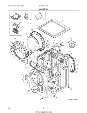 ELFW7437AW2 Interactive Exploded View