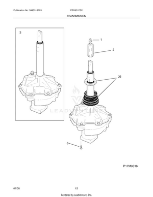 FEX831FS2 Interactive Exploded View