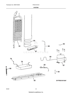 FRSG1915AV Interactive Exploded View