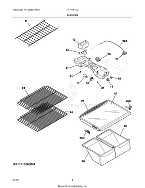 FFTR1814QW4A Interactive Exploded View