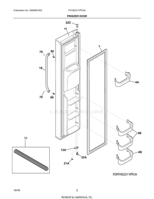FFHS2311PFGA Interactive Exploded View