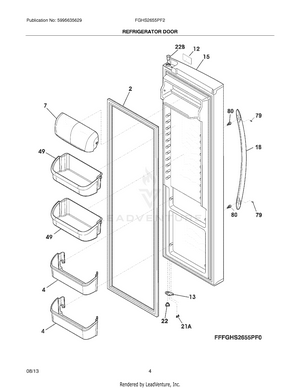 FGHS2655PF2 Interactive Exploded View