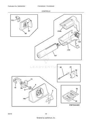 FGHS2634KE2 Interactive Exploded View