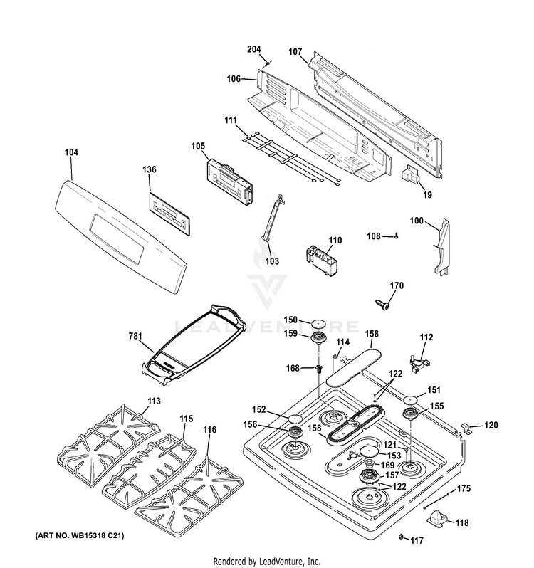 GE JGB770SEF1SS Gas Range | Partswarehouse