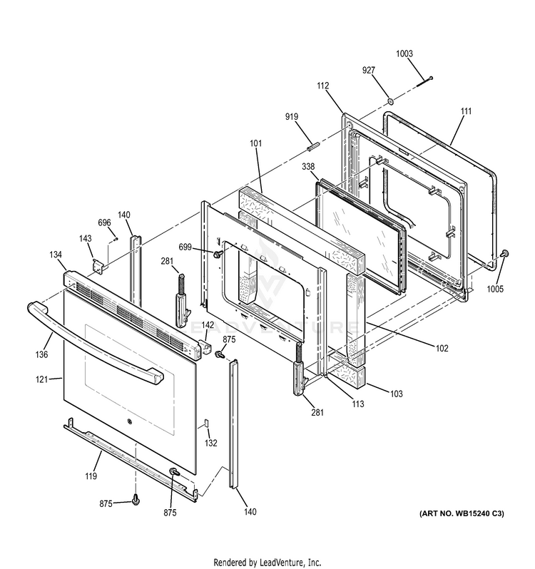 GE JB640DF2WW Electric Range | Partswarehouse