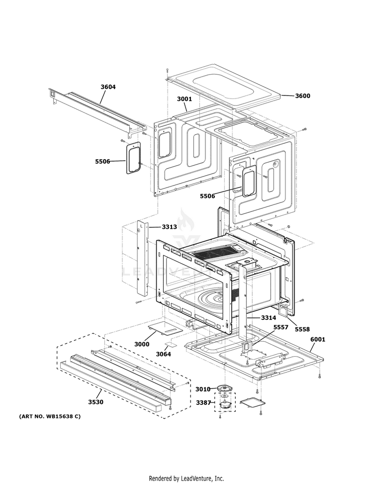 GE Monogram ZSB9131N1SS Microwave | Partswarehouse