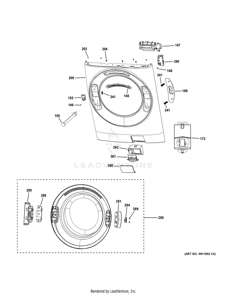 GE GFW650SPN0SN Washer | Partswarehouse