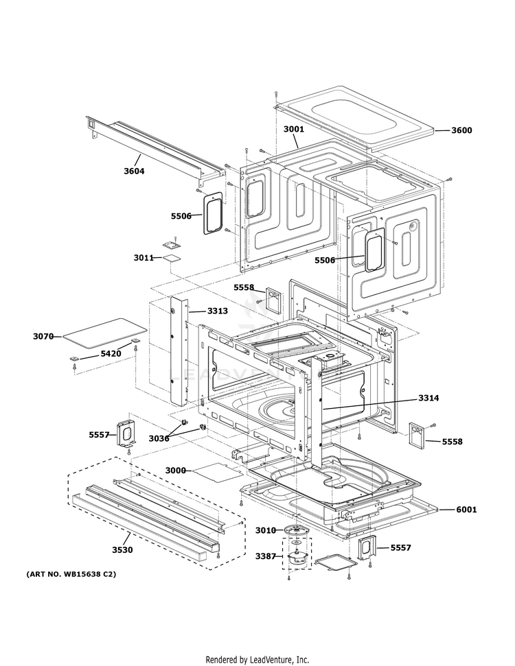 GE Monogram ZSB9232N1SS Microwave | Partswarehouse
