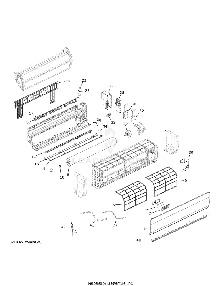 Haier AW24LP2VHA Room Air Conditioner Built In | Partswarehouse