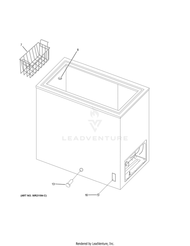 Haier HF50CM23NW FREEZER | Partswarehouse