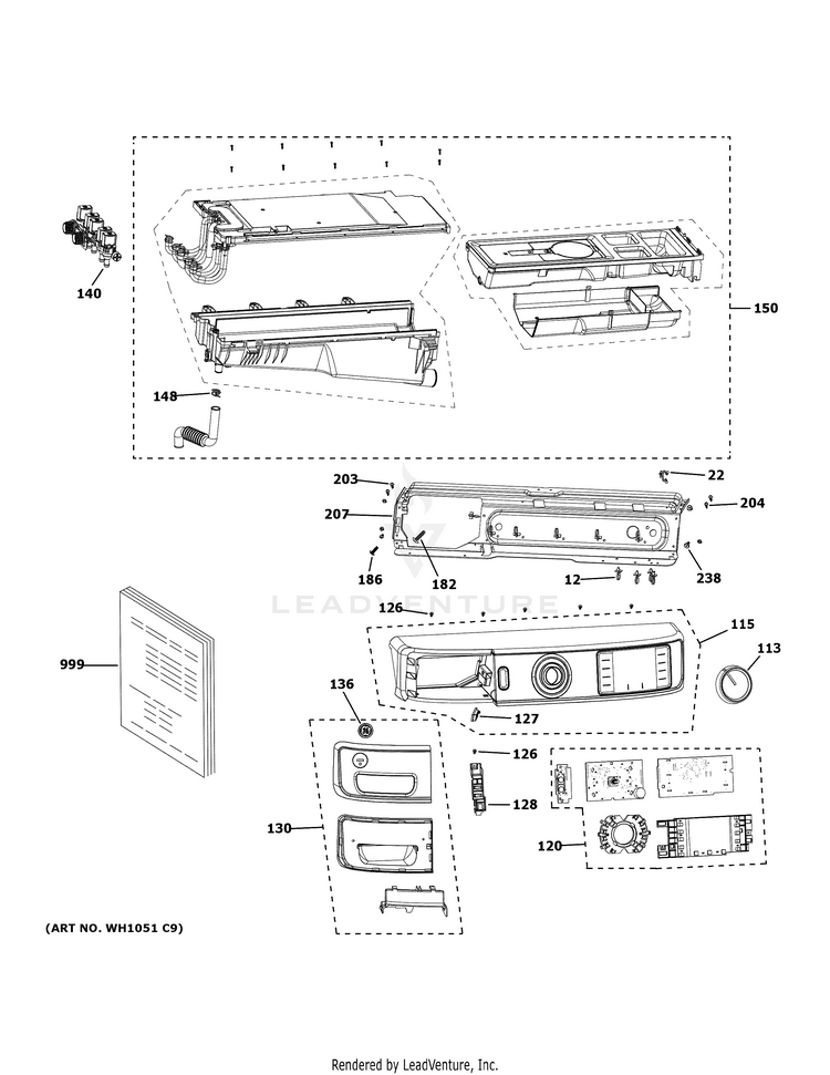 GE GFW650SPN0SN Washer | Partswarehouse