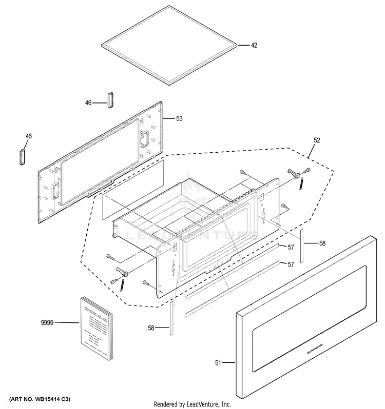 GE Monogram ZWL1126SJ5SS Microwave | Partswarehouse