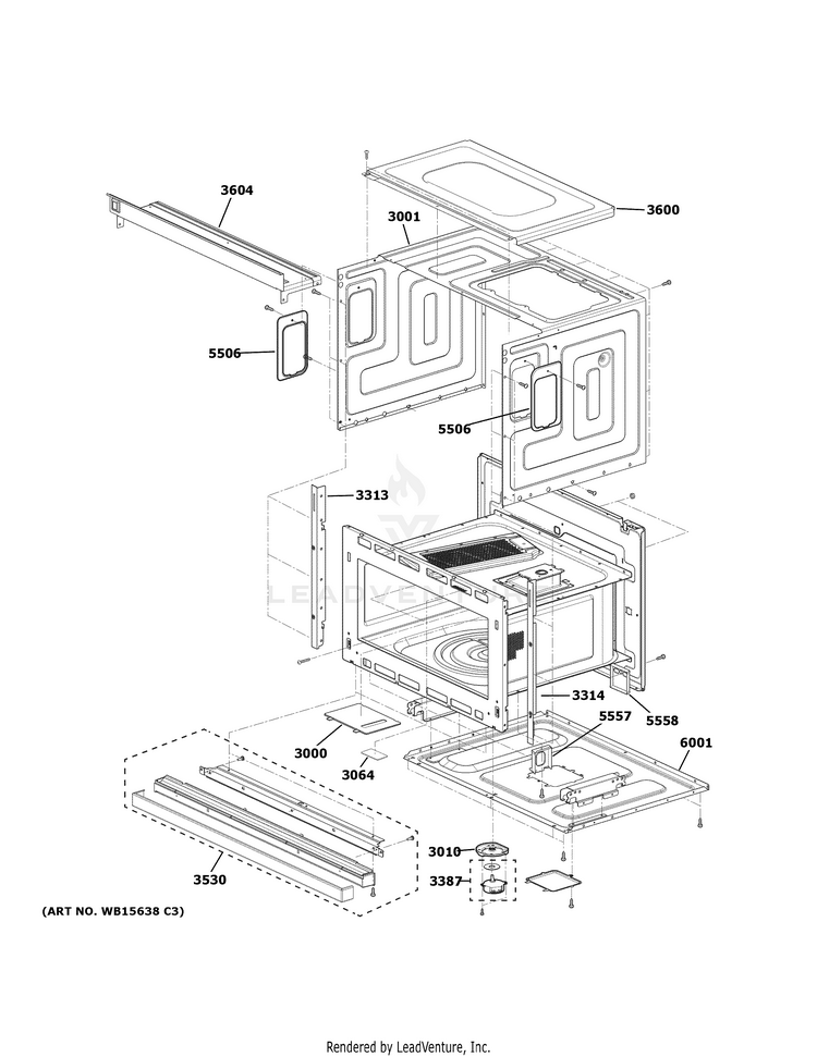 GE Monogram ZSB9121N1SS Microwave | Partswarehouse