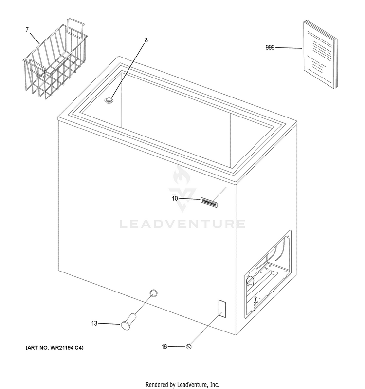 Hotpoint VCM5SMAWW Freezer | Partswarehouse