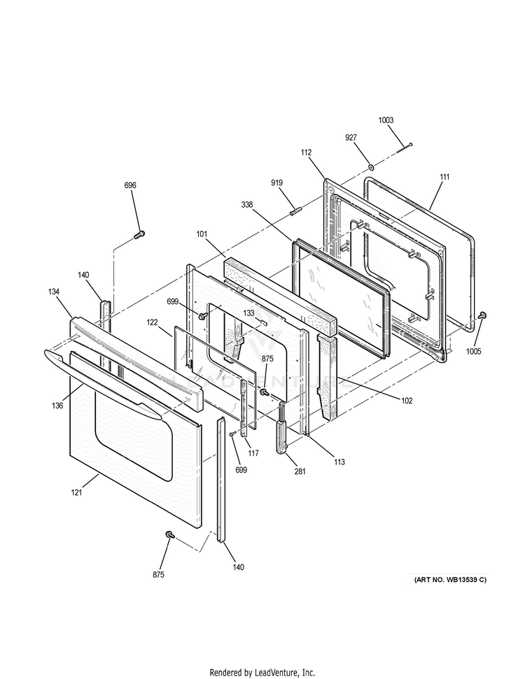 GE JB640SP1SS Electric Range - PartsWarehouse