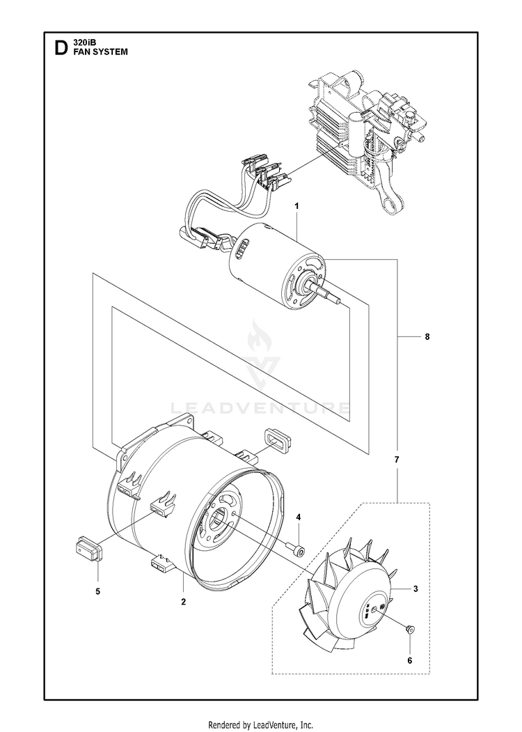 Husqvarna 320iB (2016-09) Blower | Partswarehouse