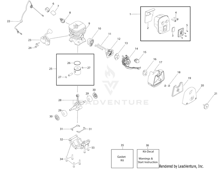 Husqvarna 125 B (2007-05) Blower | Partswarehouse